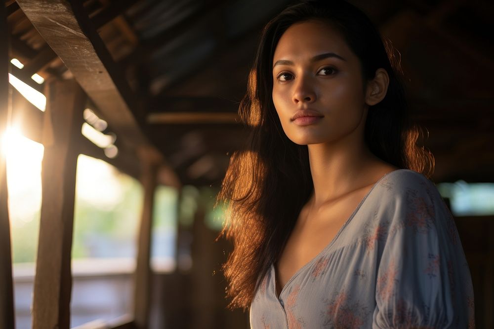 Woman Filipino Hopeful portrait adult | Free Photo - rawpixel