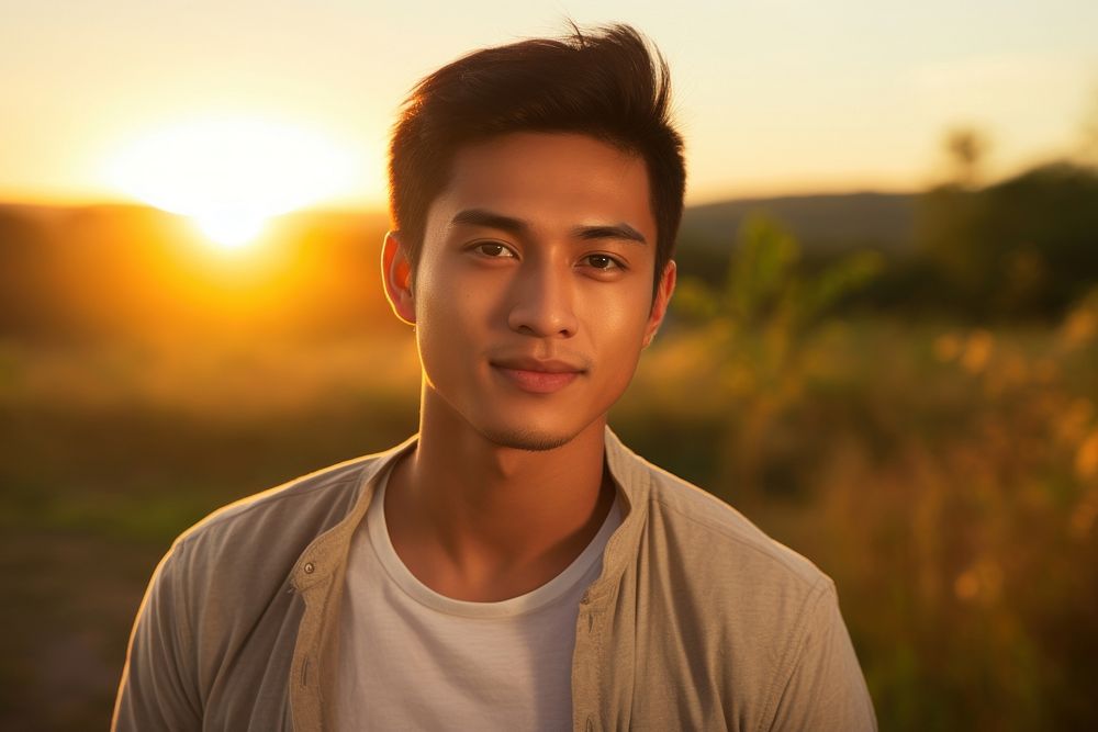 Man Filipino Hopeful contemplation tranquility | Free Photo - rawpixel