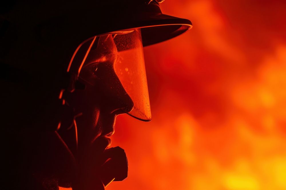 Firefighter fire firefighter light. | Free Photo - rawpixel