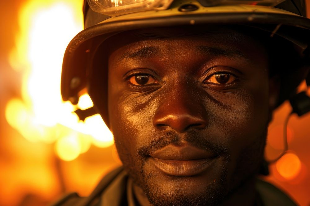 Firefighter firefighter portrait adult. | Free Photo - rawpixel
