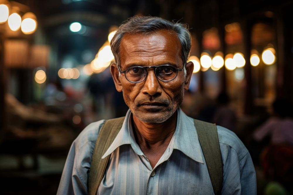 Indian man portrait glasses adult. | Premium Photo - rawpixel