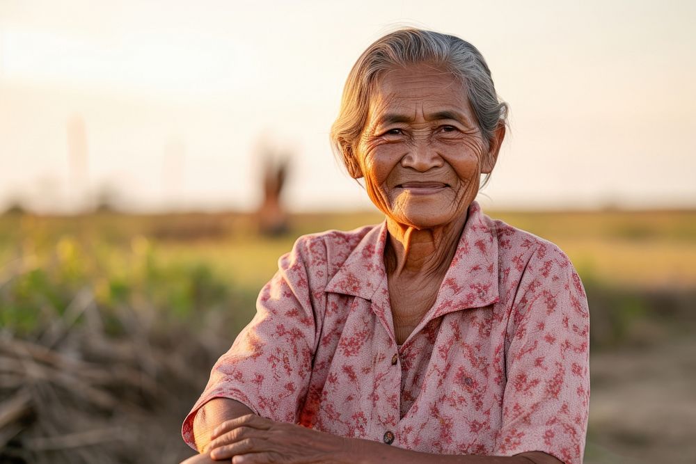 Elder Filipino Hopeful adult smile | Free Photo - rawpixel