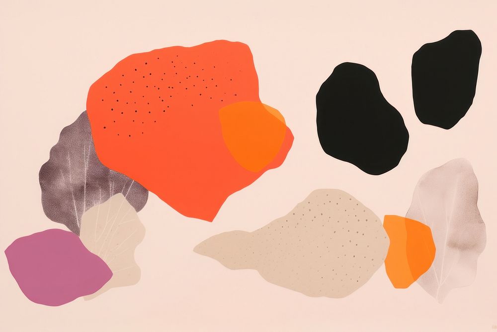 Mindmill minimalist forms painting art | Premium Photo Illustration ...