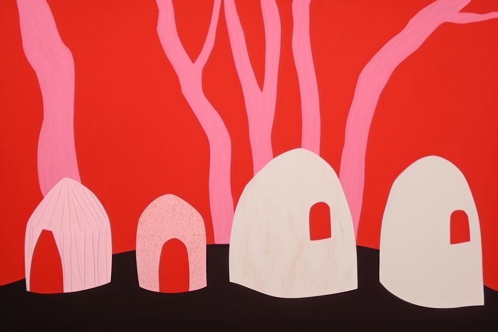 Hut minimalist forms art architecture | Premium Photo Illustration ...