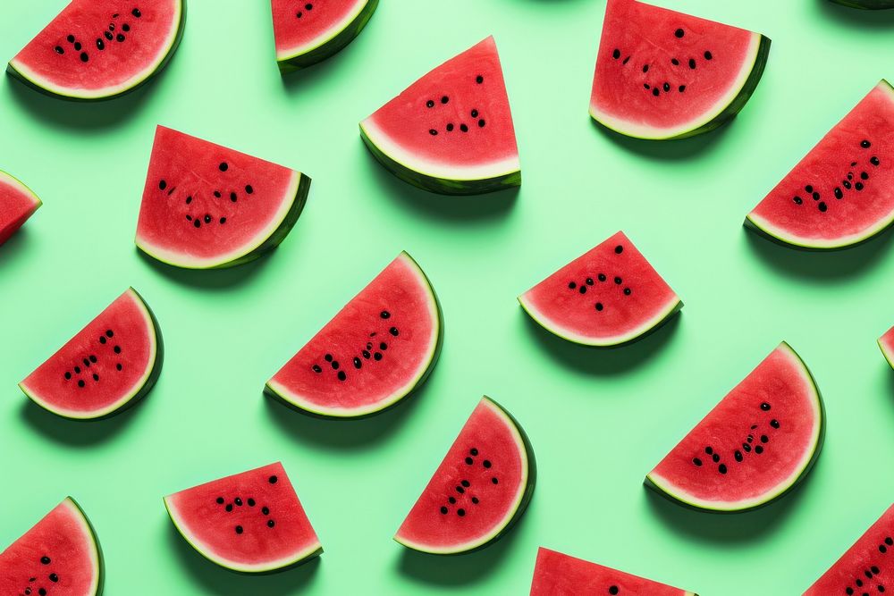 Watermelon slices pattern watermelon backgrounds | Free Photo - rawpixel