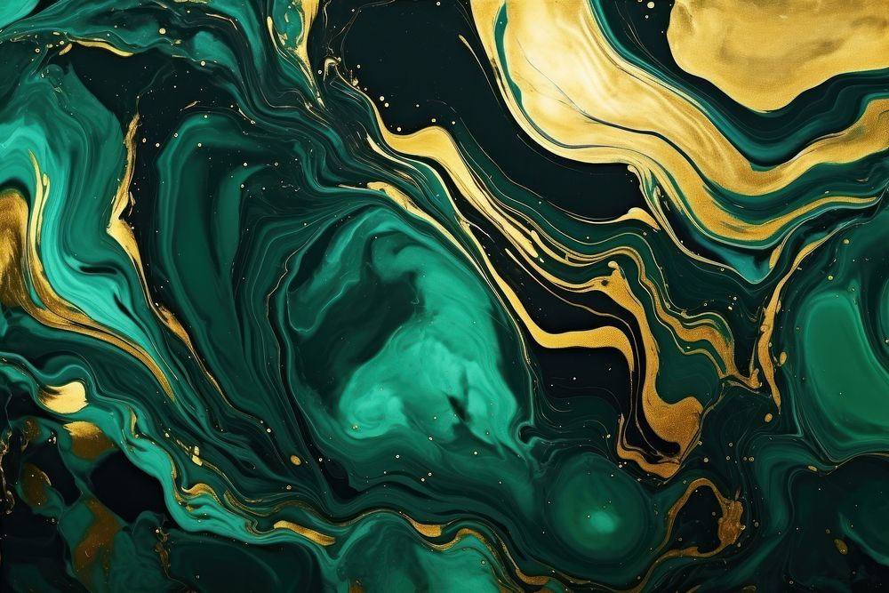 Emerald green and gold liquid | Premium Photo - rawpixel