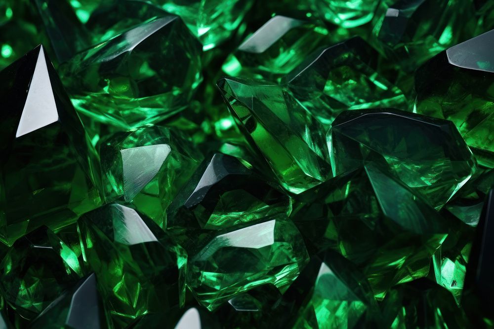 Emerald green crystal emerald backgrounds | Premium Photo - rawpixel