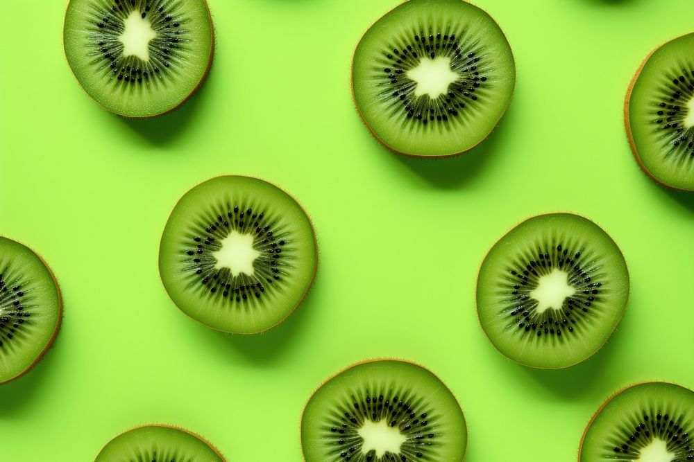 Kiwi slices pattern kiwi backgrounds | Premium Photo - rawpixel