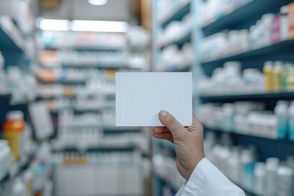 Pharmacy store paper hand. | Free Photo - rawpixel