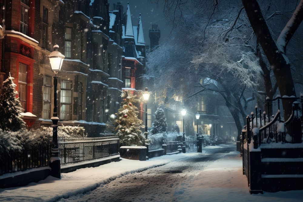 Winter snow blizzard outdoors. | Premium Photo - rawpixel