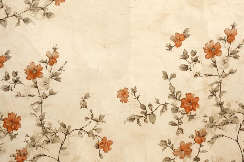 Flower pattern paper backgrounds plant | Premium Photo - rawpixel