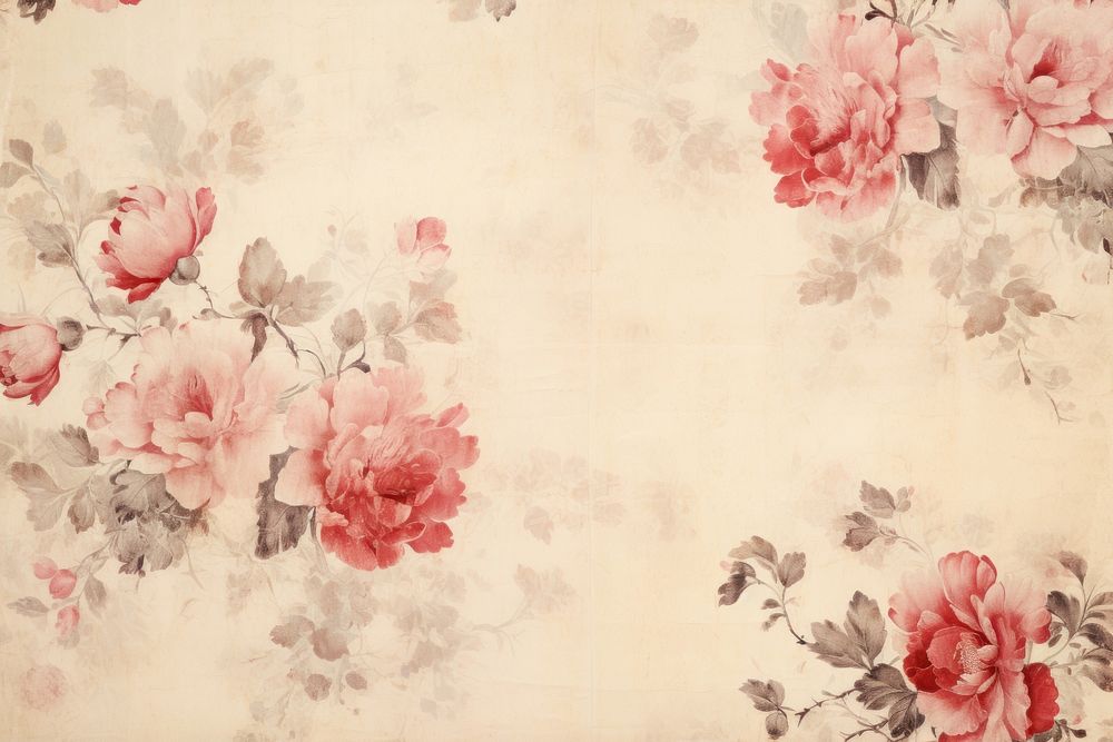 Vintage pink roses flower paper | Premium Photo - rawpixel
