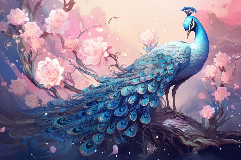 Bird peacock person animal human. | Premium Photo Illustration - rawpixel