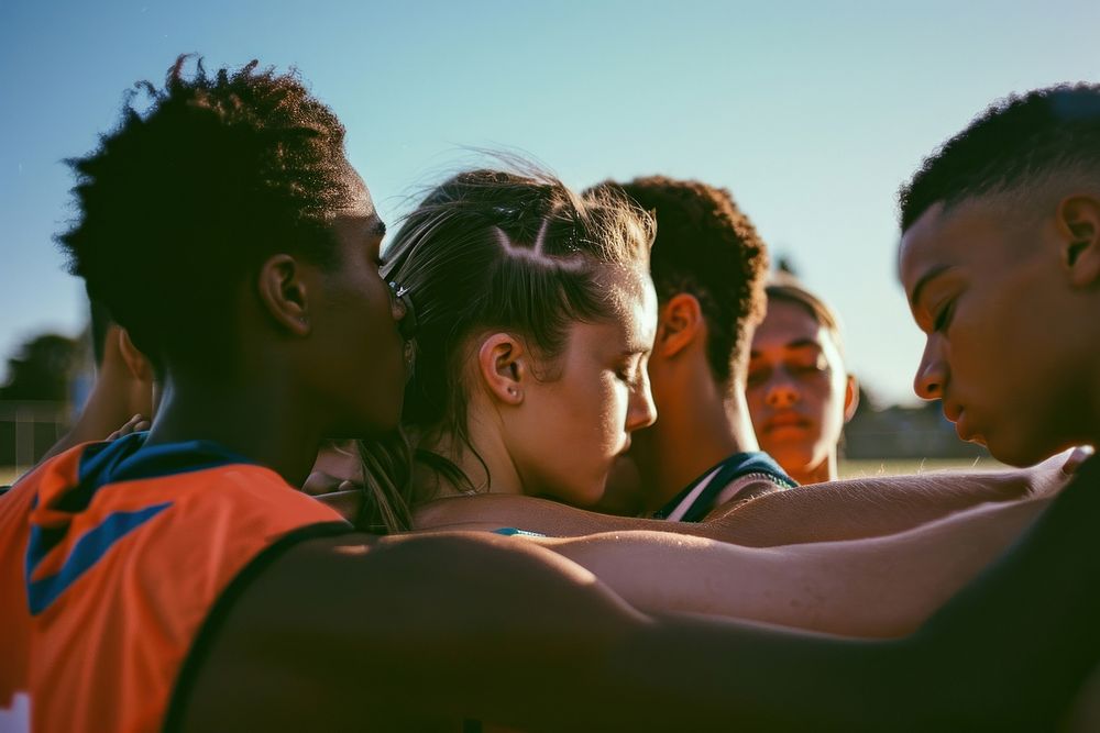 Team unity athlete sports togetherness. | Premium Photo - rawpixel