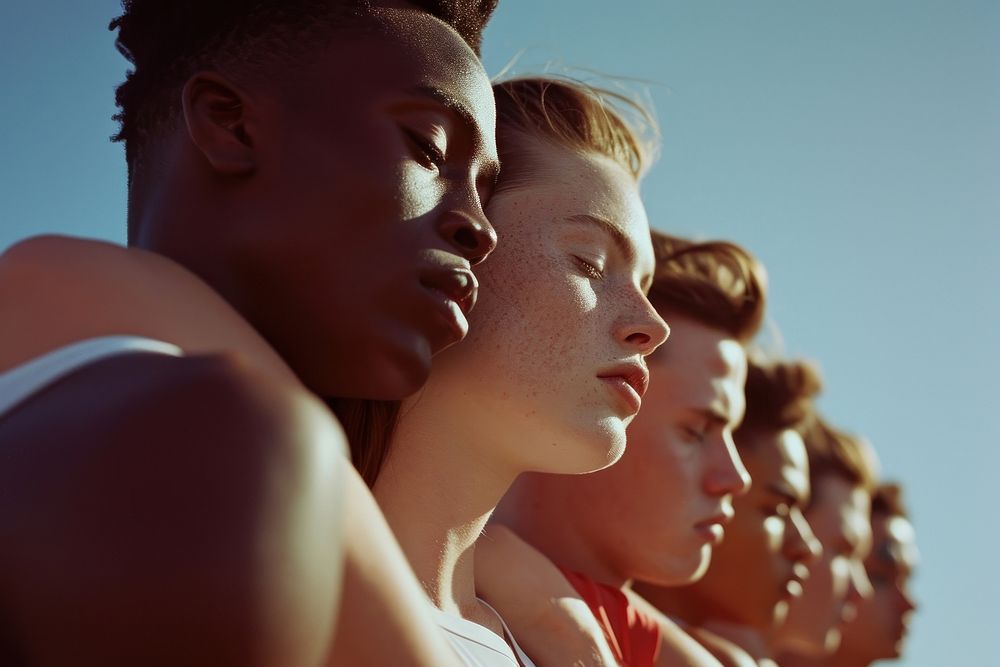 Team unity photography portrait athlete. | Free Photo - rawpixel