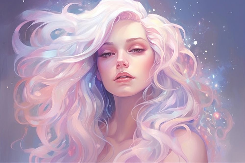 Galaxy art photography portrait. | Free Photo Illustration - rawpixel