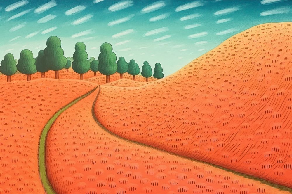 Orange field background backgrounds landscape | Free Photo Illustration ...