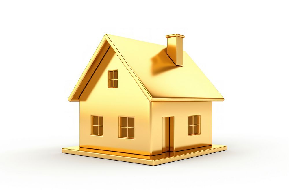 Simple house icon architecture building | Premium Photo Illustration ...