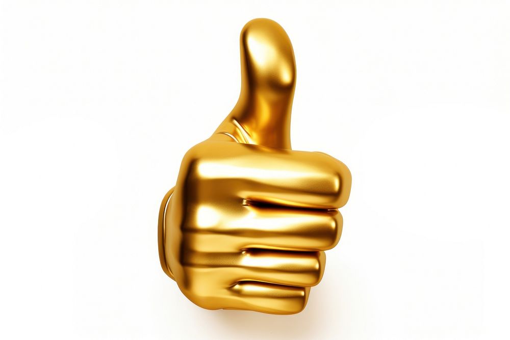 Thumb hand icon gold finger | Premium Photo Illustration - rawpixel