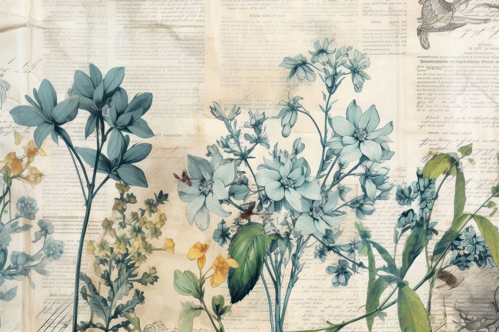 Camping nature ephemera border herbs | Free Photo Illustration - rawpixel