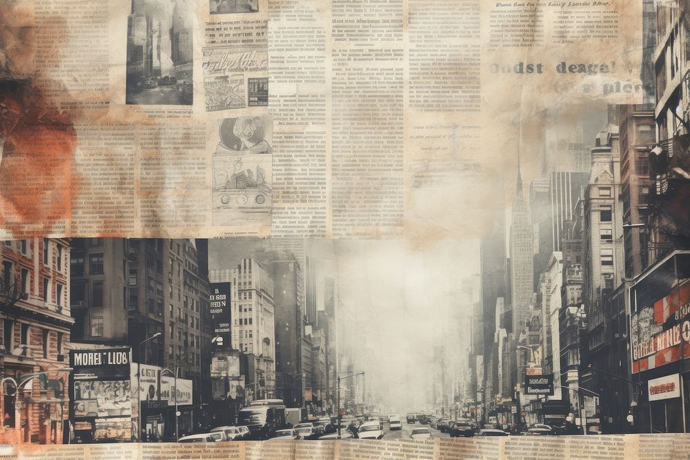 New york landmarks ephemera border | Premium Photo Illustration - rawpixel