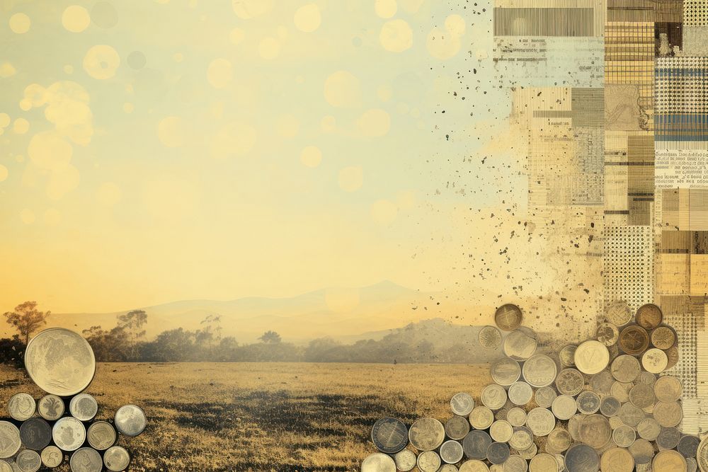 Gold and coin landscapes backgrounds | Free Photo Illustration - rawpixel