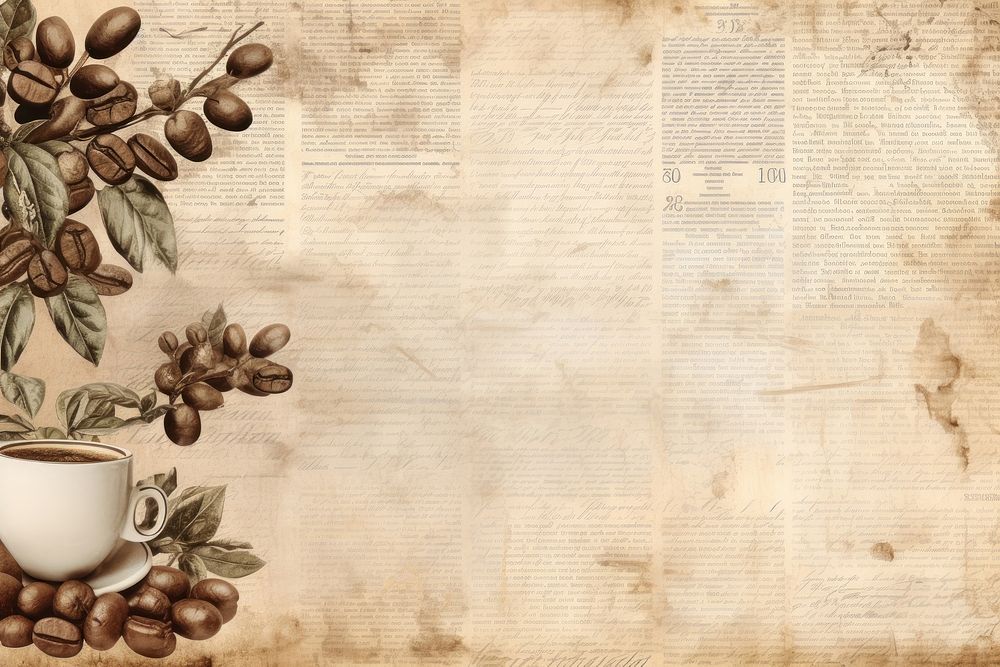 Coffee stain ephemera border backgrounds | Premium Photo Illustration ...