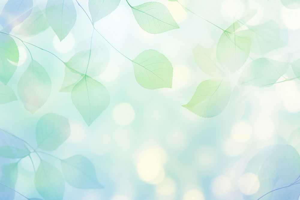 Leaf pattern bokeh effect background | Free Photo Illustration - rawpixel