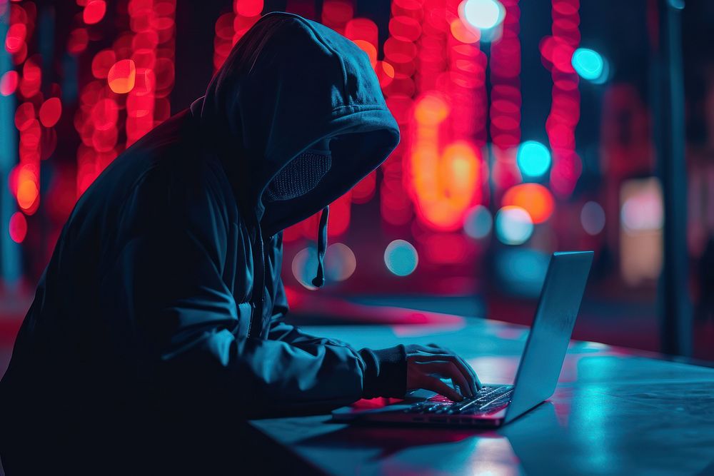 Thief laptop computer adult. | Free Photo - rawpixel