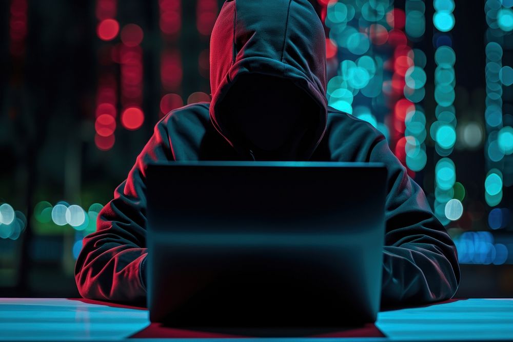 Hacker Laptop Computer Adult Premium Photo Rawpixel