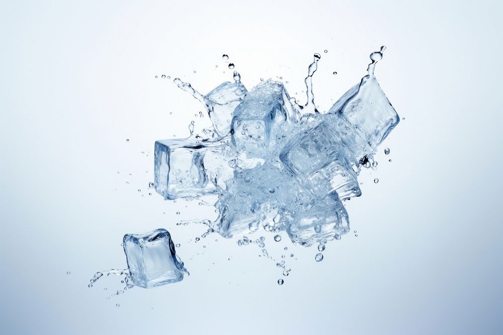 Ice cube splash backgrounds falling | Premium Photo - rawpixel