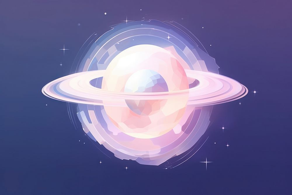 Saturn polygon astronomy universe outdoors. | Free Photo Illustration ...