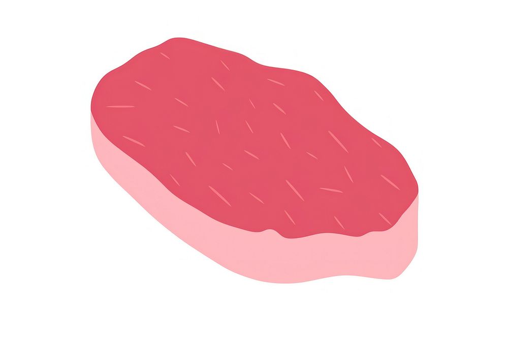 Beef steak minimalist form meat | Premium Photo Illustration - rawpixel
