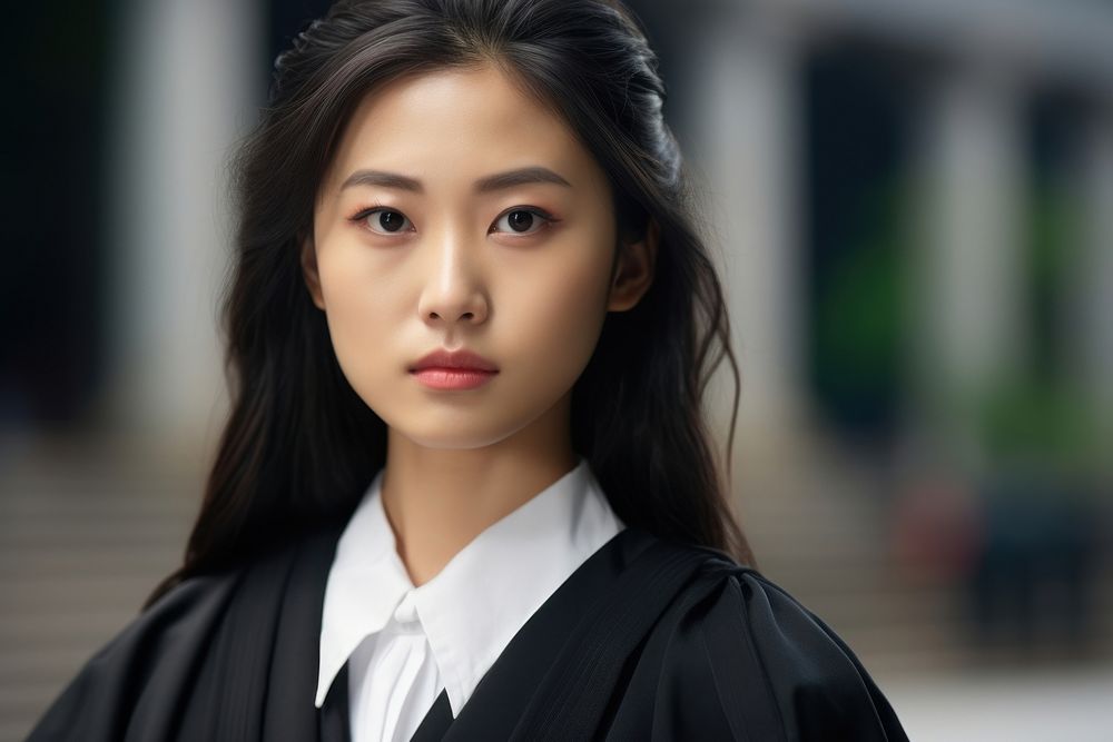 Asian judge female adult face. | Premium Photo - rawpixel