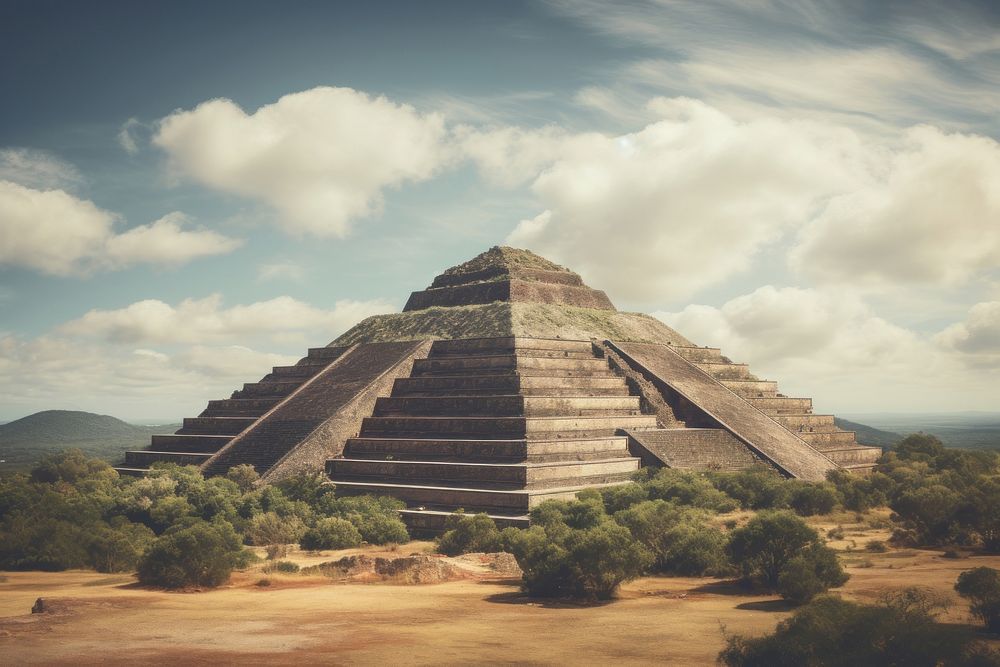Mexico ancient pyramid landscape landmark | Premium Photo - rawpixel
