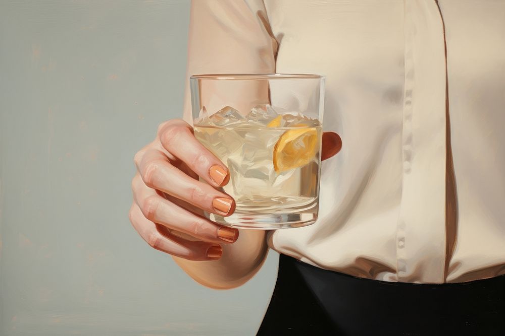Hand cocktail drink glass refreshment. | Free Photo Illustration - rawpixel