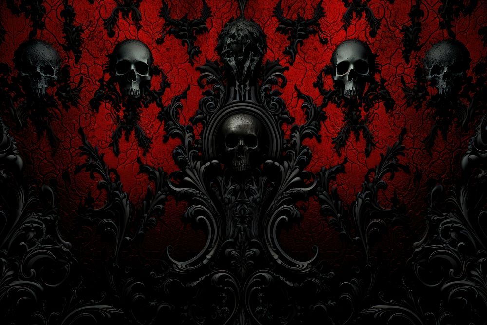 Gothic aesthetic background black architecture | Premium Photo ...