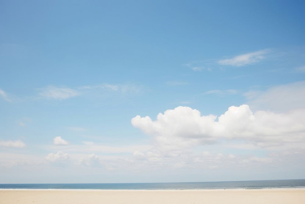 Beach cloud sky landscape. | Premium Photo - rawpixel