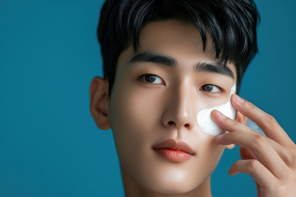 Korean men cosmetics portrait photo. | Premium Photo - rawpixel