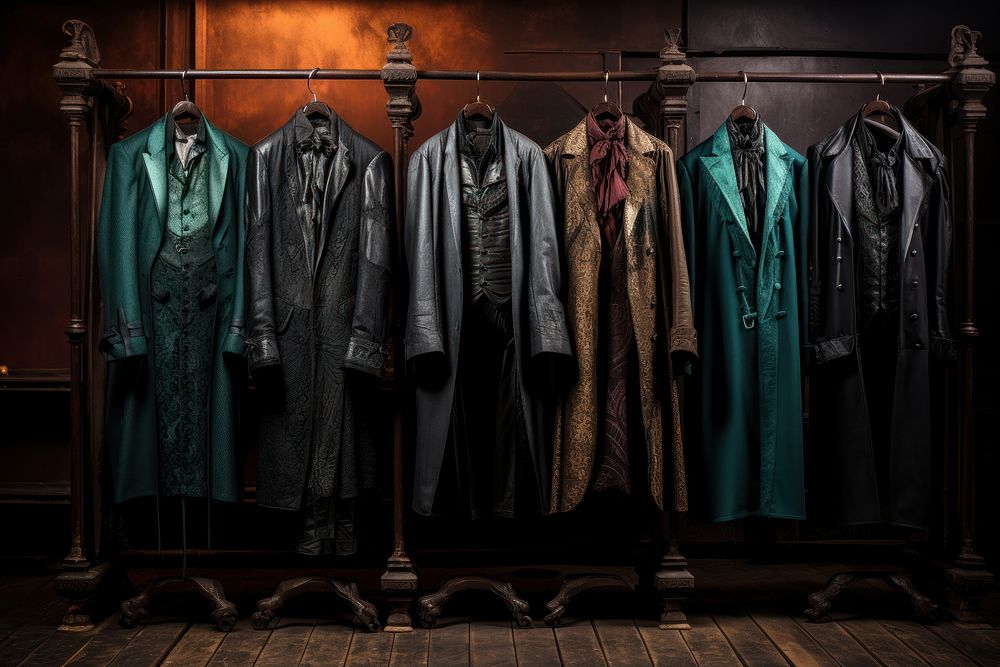 Suit rack closet coat architecture | Premium Photo - rawpixel