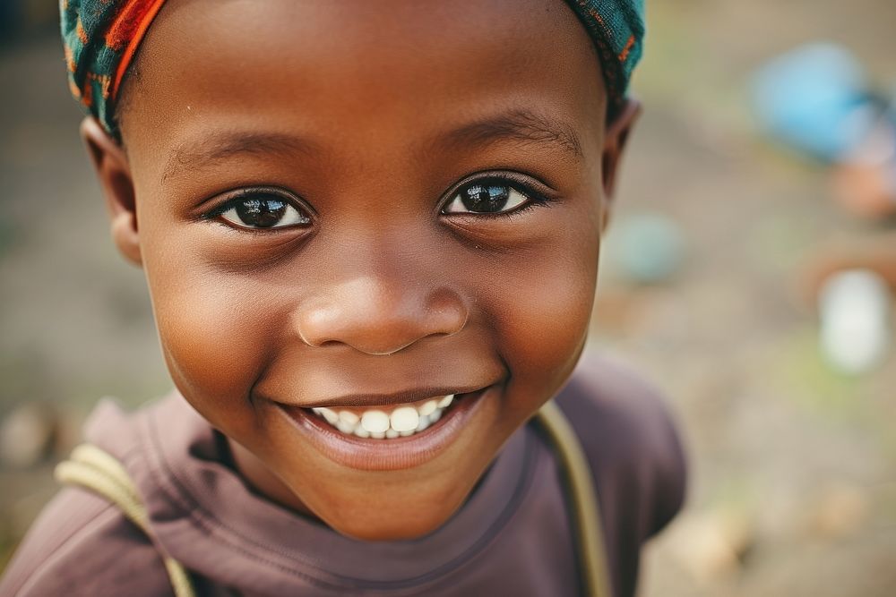 South African kid portrait smile | Free Photo - rawpixel