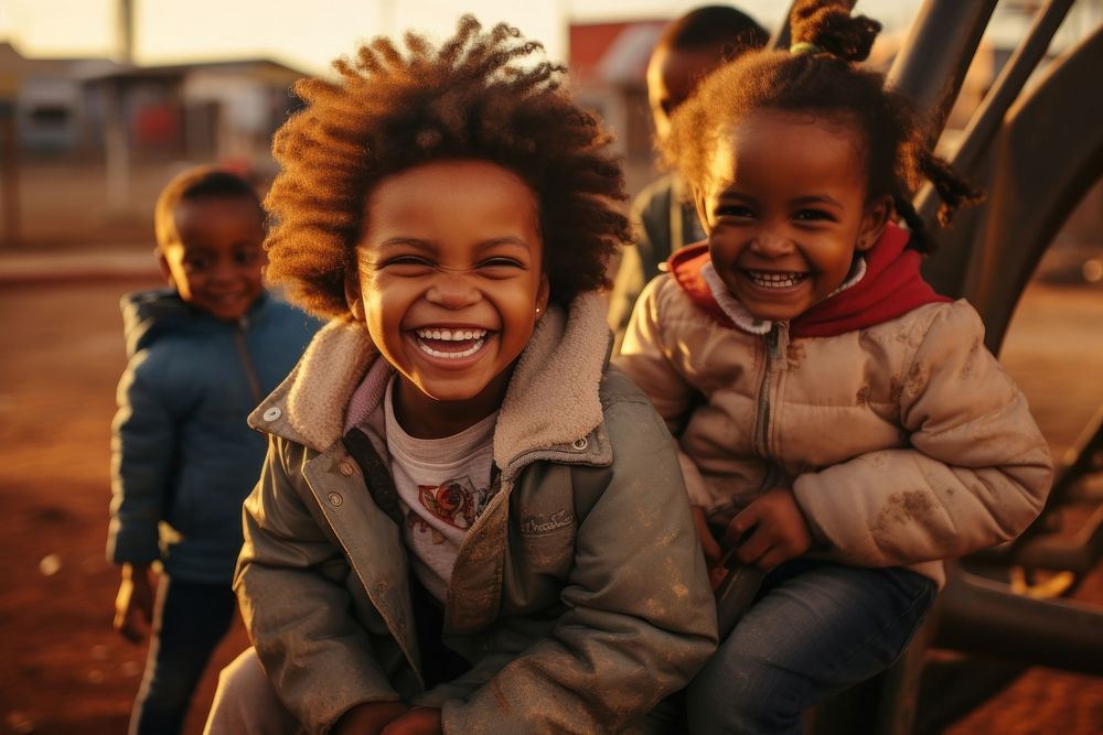 South African kids laughing portrait | Free Photo - rawpixel