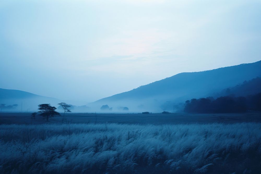 Landscape outdoors nature blue. | Premium Photo - rawpixel
