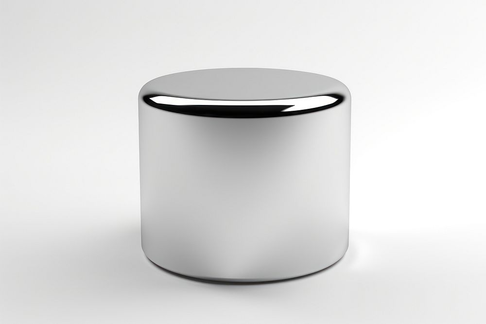 Chrome material cylinder furniture pottery | Free Photo Illustration ...