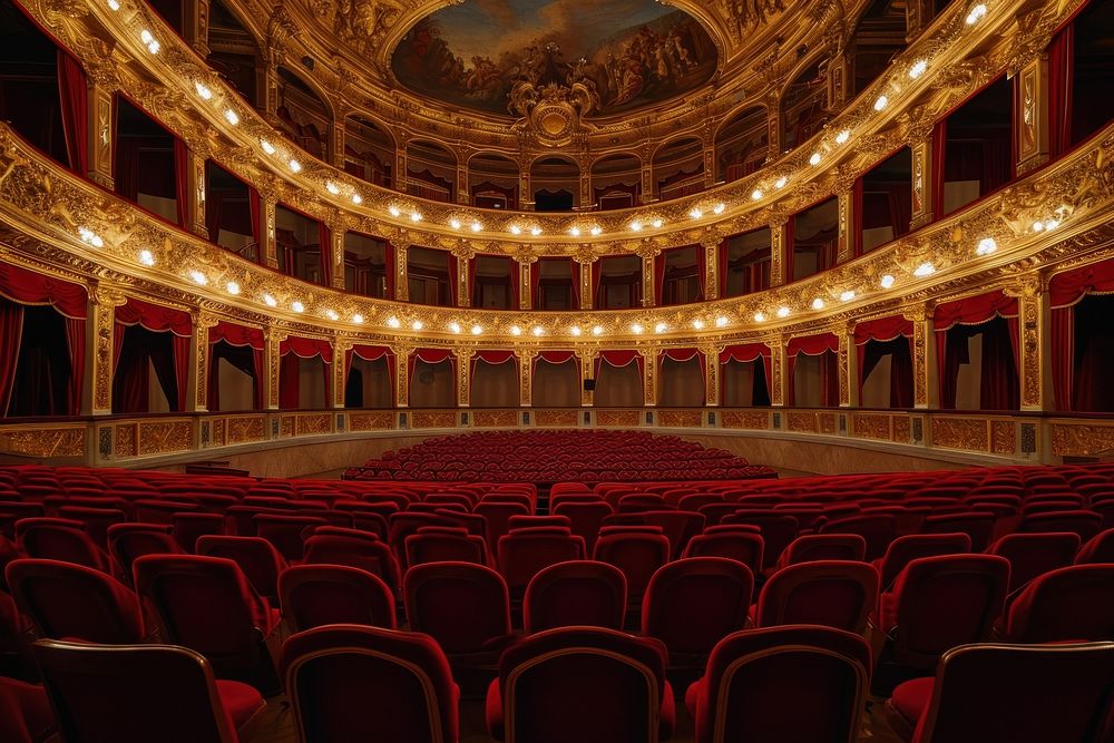 Theatre auditorium architecture amphitheater. | Premium Photo - rawpixel