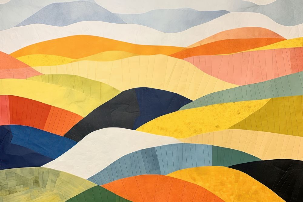 Countryside abstract painting art. | Free Photo Illustration - rawpixel