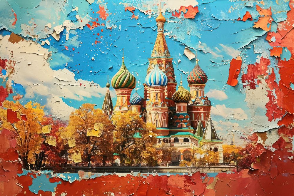 Architecture building painting art. | Free Photo Illustration - rawpixel