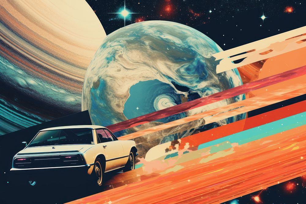 Space car astronomy universe. | Premium Photo Illustration - rawpixel