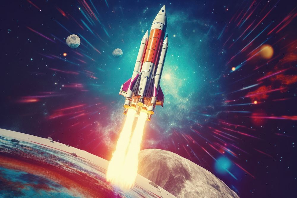 Space rocket astronomy universe. | Free Photo Illustration - rawpixel