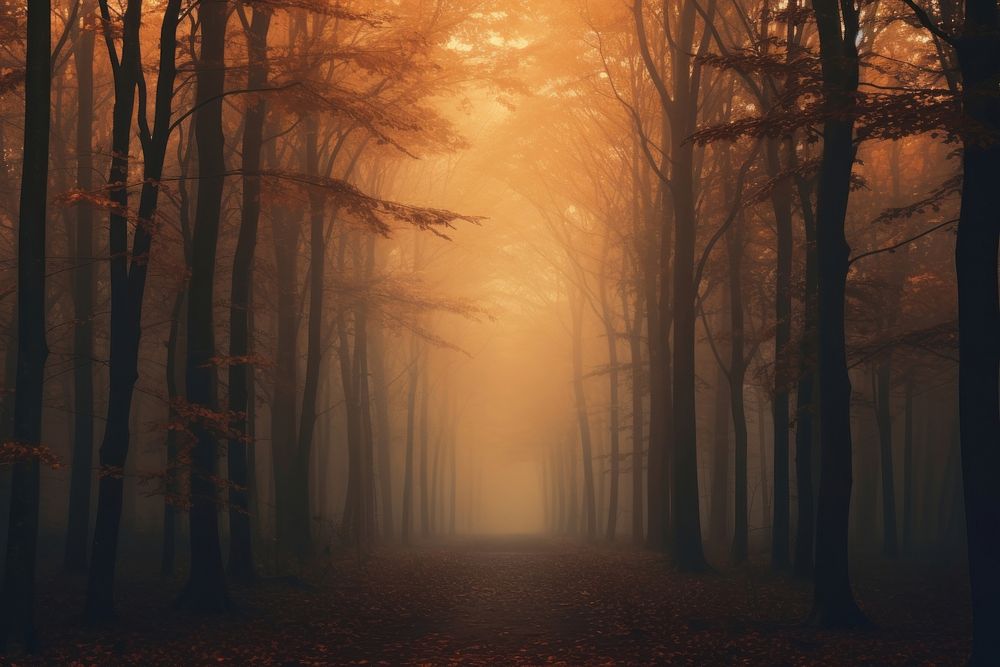 Autumn forrest landscape outdoors woodland. | Premium Photo - rawpixel